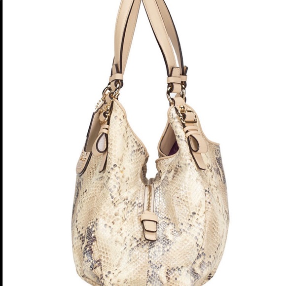 Coach | Bags | Authentic Coach Madison Python Embossed Handbag | Poshmark